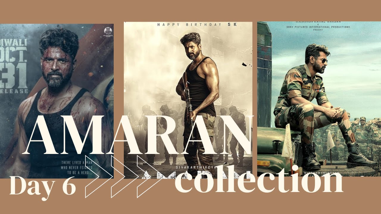 Amaran day 6 box office collection - YouTube