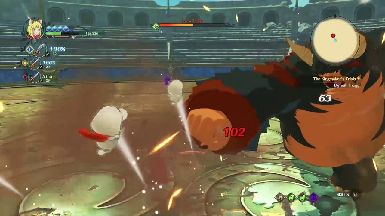 Ni No Kuni 2 Thogg Boss Battle Walkthrough - YouTube