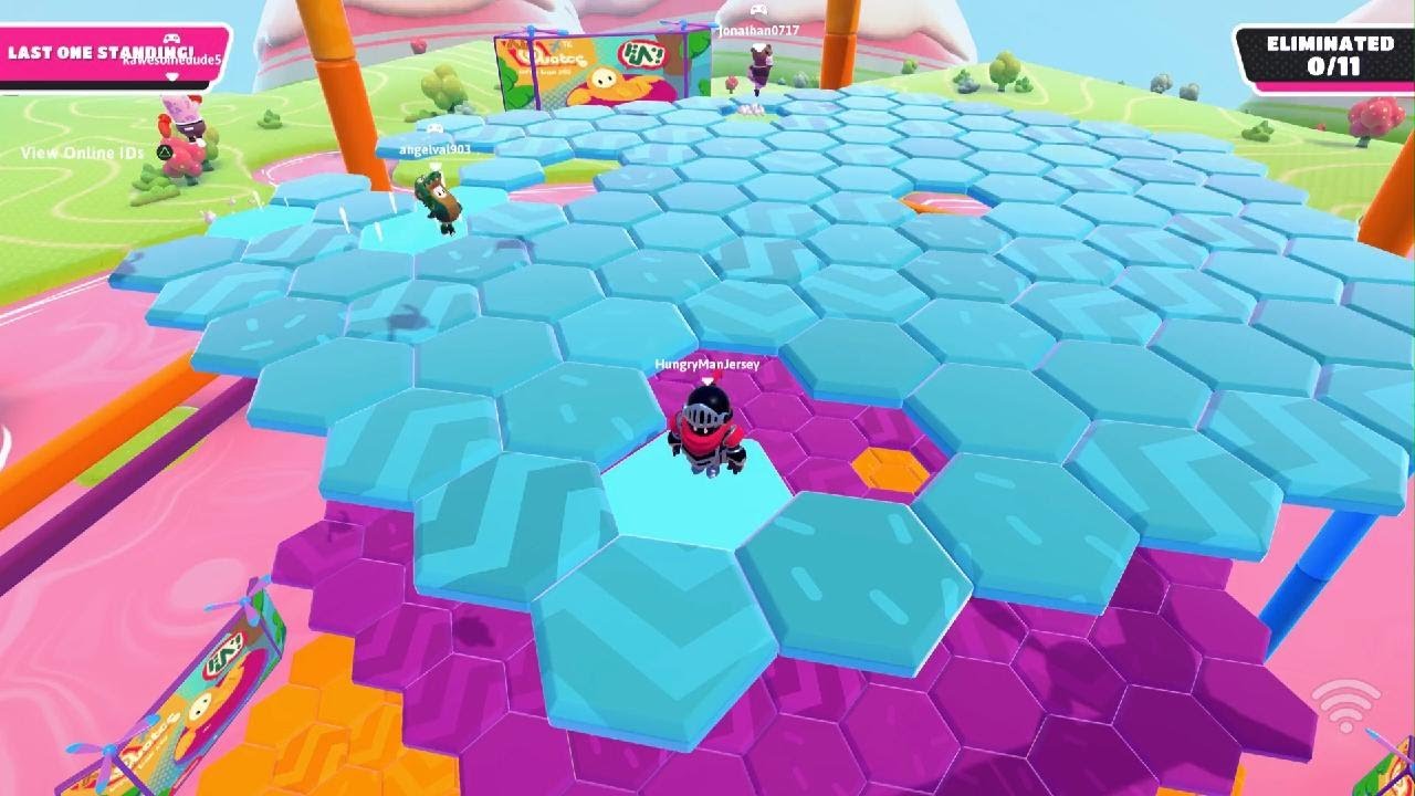 Fall Guys: Hex-A-Gone double crown win - YouTube