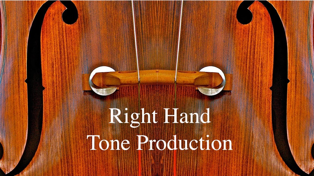 Basic Right Hand Tone Production - YouTube