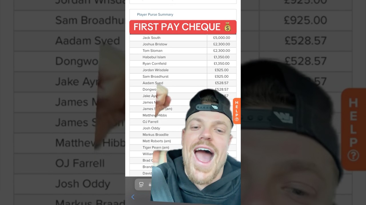 FIRST PAY CHEQUE ALERT! 🚨 #golf - YouTube