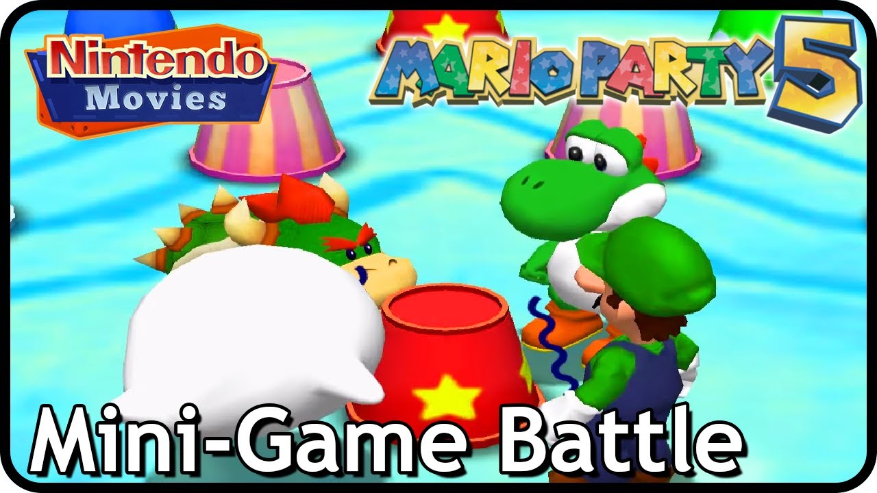 Mario Party 5 - Mini-Game Battle (3 Players, Koopa Kid vs Yoshi vs Boo ...
