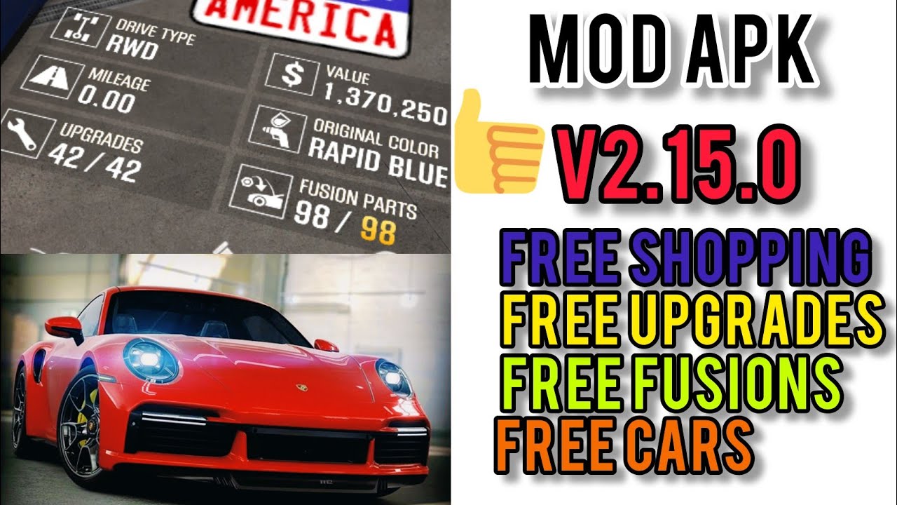 CSR2 Mod Apk v2.15.0 | Maxed Out. Free Shopping. - YouTube