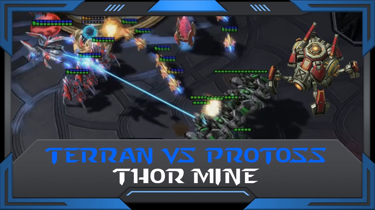 StarCraft 2 (RuFF Highlight): Thor Mine - YouTube