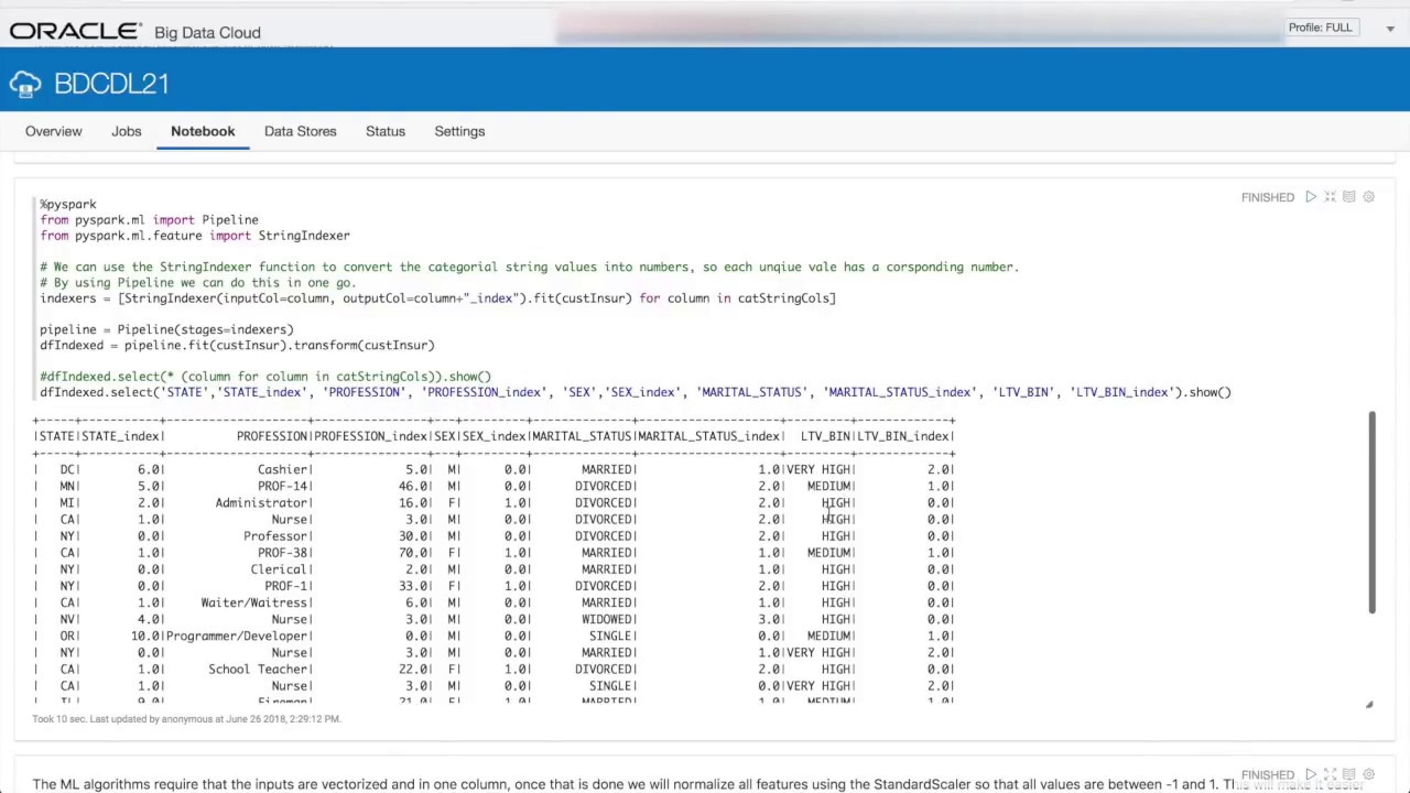 Machine Learning with Oracle Big Data Cloud - YouTube