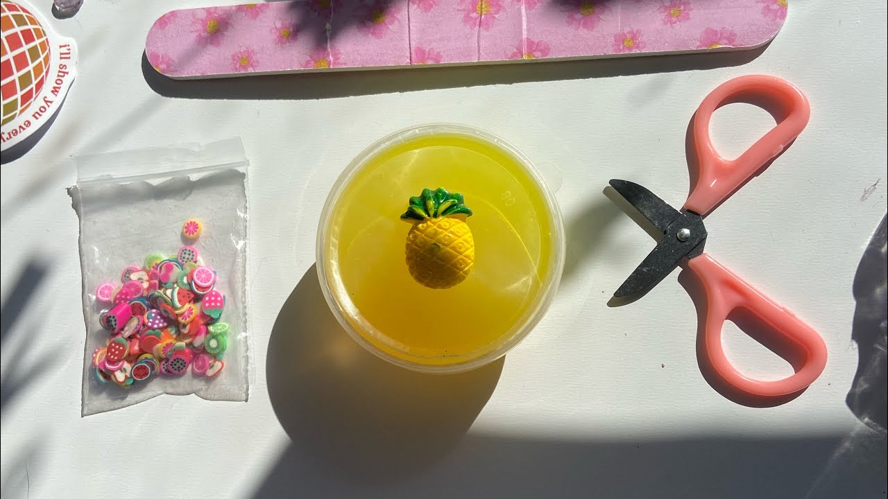 Part one of decorating slimes - YouTube