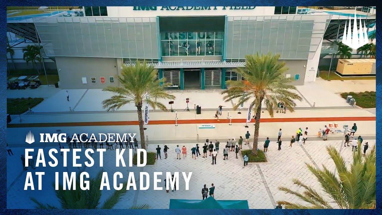 Fastest kid at IMG Academy - YouTube