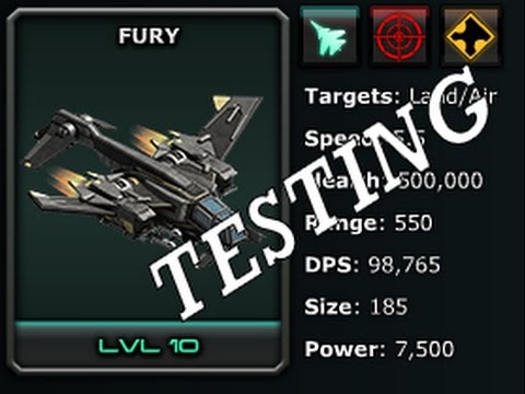 WAR COMMANDER - FURY UPGRADE AND TESTING - YouTube