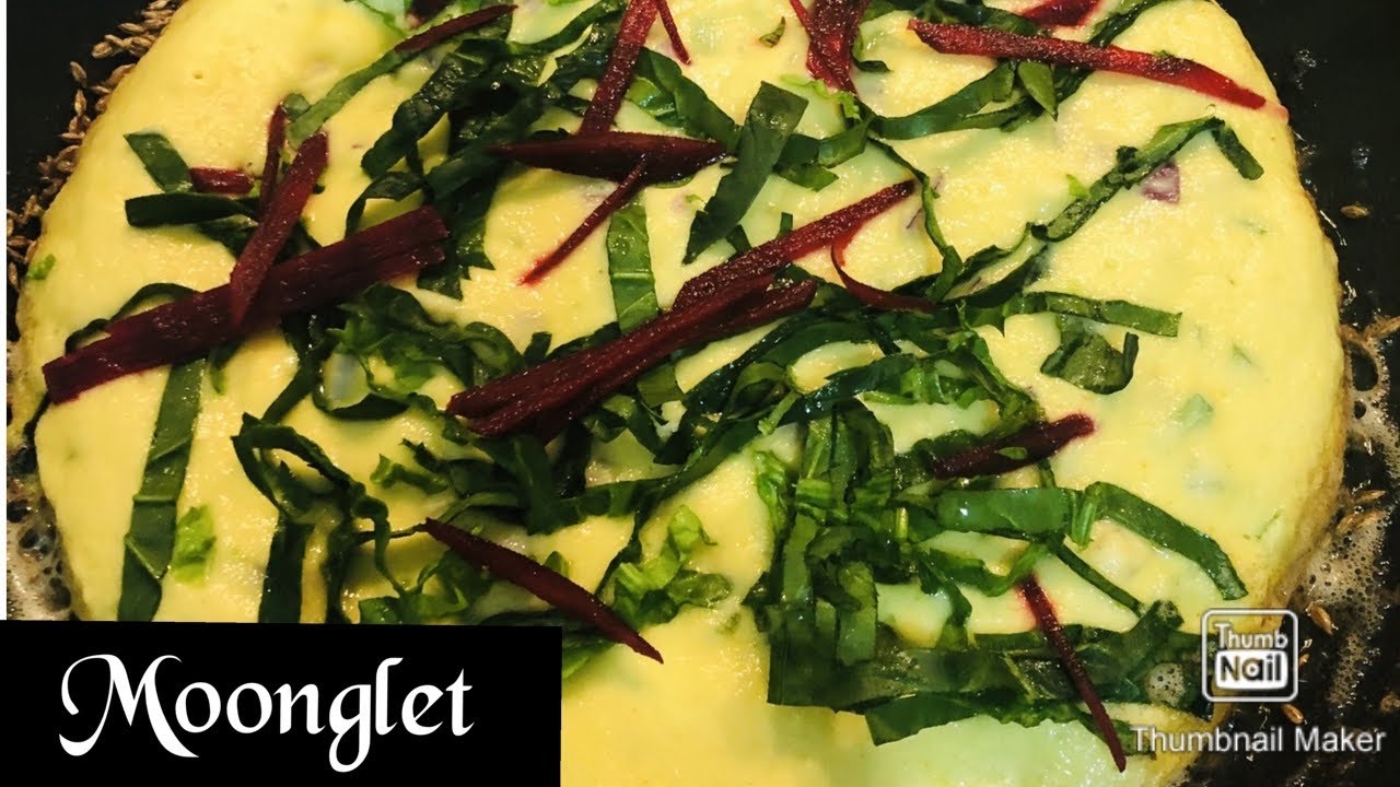 Moonglet Recipe | Vegetable Moong Cheela | Delhi Famous Street Style ...