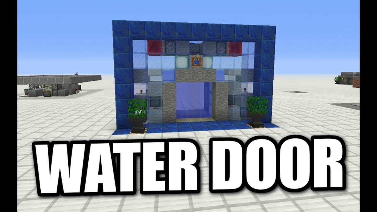 Minecraft Bedrock - 3x3 DOOR 🚪 Tutorial 🚪 PS4 / MCPE / Xbox / Windows ...