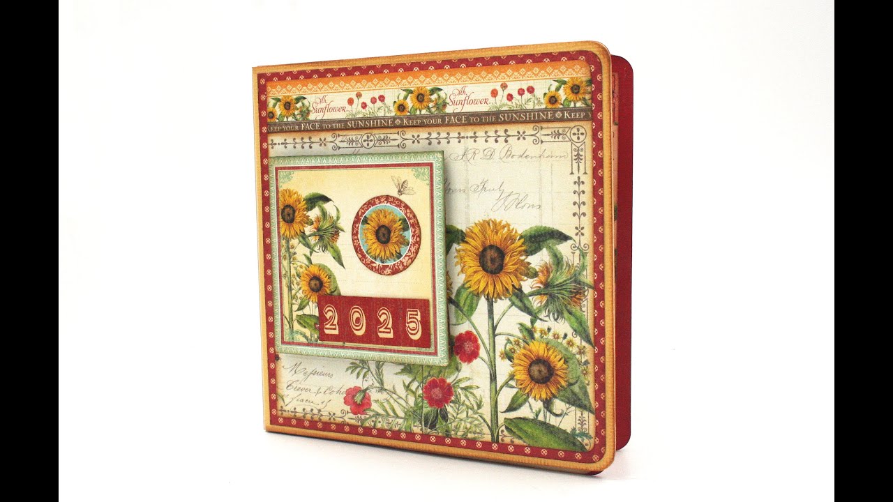 2025 Calendar Journal Made with Eileen Hull Designs for Sizzix Mini ...