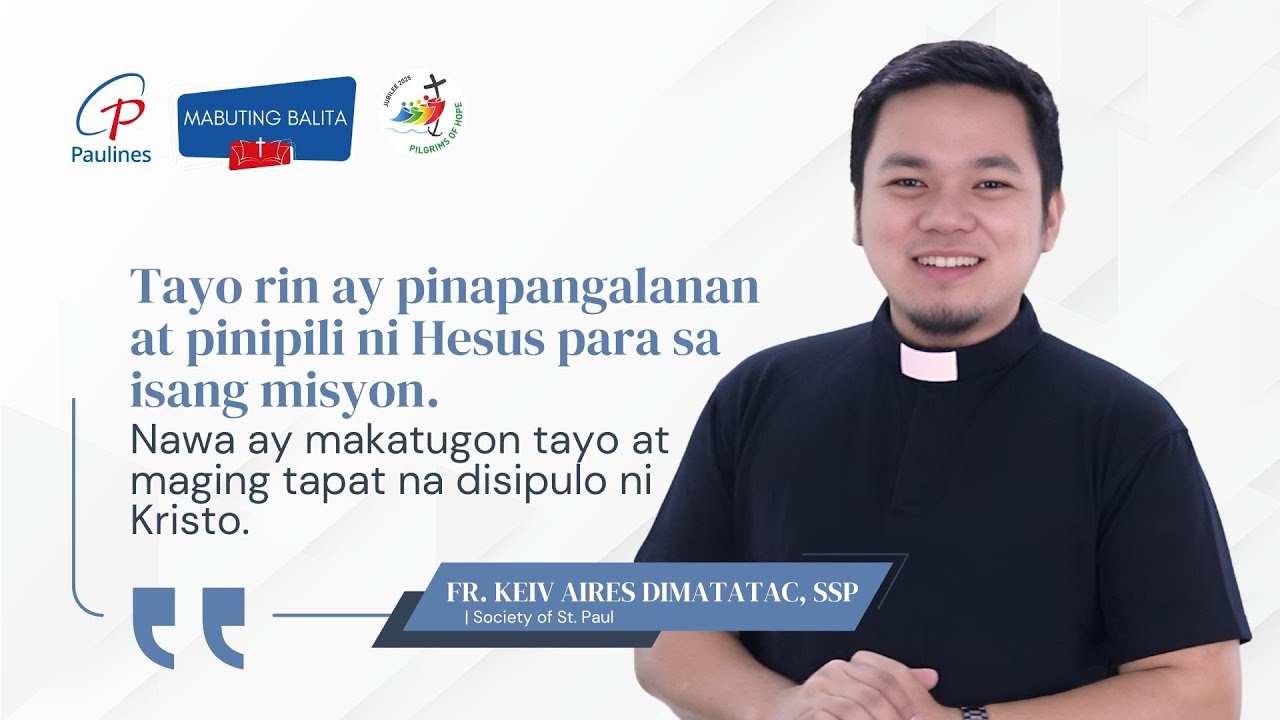 Mabuting Balita l Oktubre 28, 2025 – Martes, Ika-30 Linggo sa ...