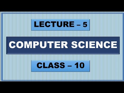 Computer Science 10 | Lecture 05 - YouTube