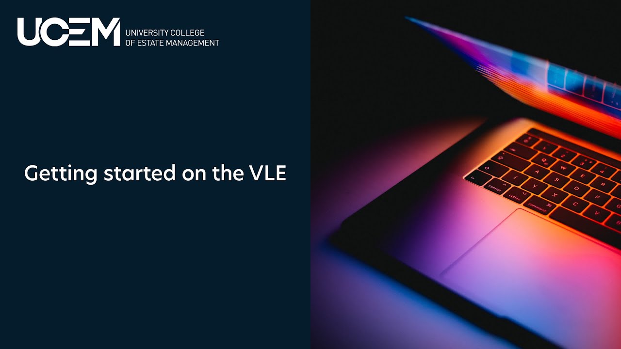 Getting started on the VLE - YouTube