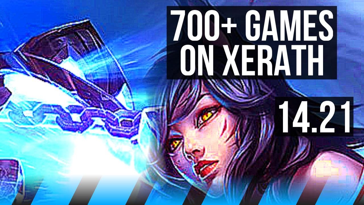 XERATH vs AHRI (MID) | 700+ games | KR Diamond | 14.21 - YouTube