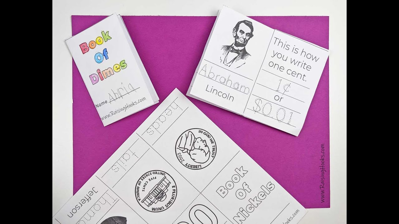 Coin Mini Book Instructions - YouTube