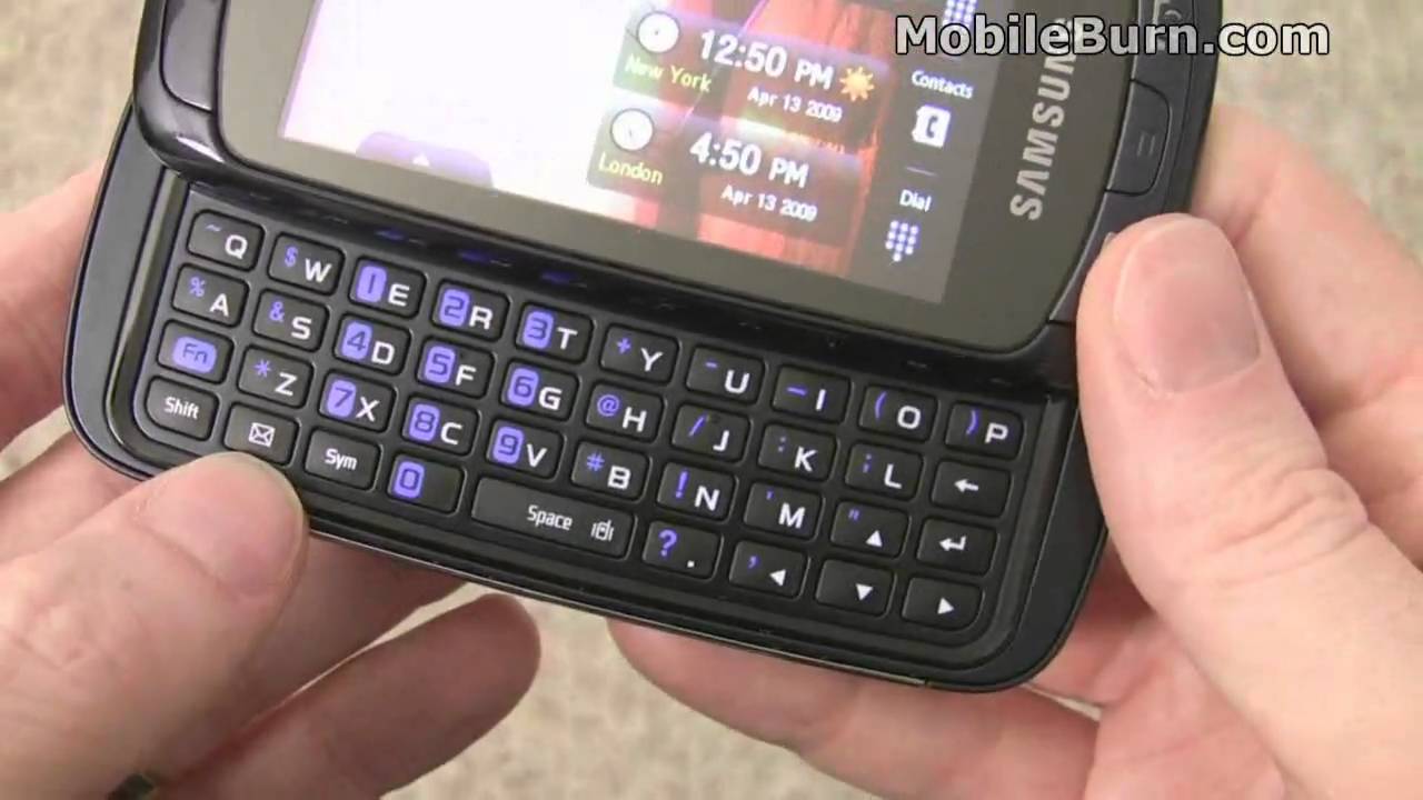 Samsung a877 Impression for AT&T - part 1 of 3 - YouTube