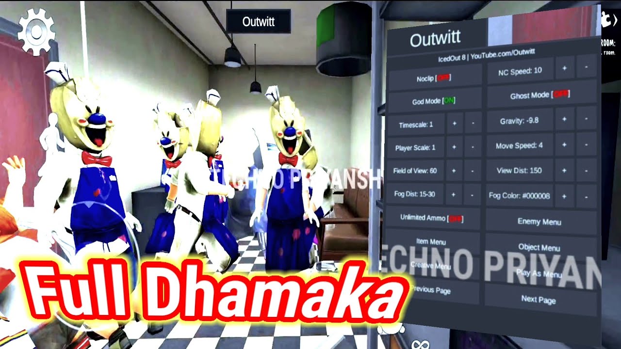 Ice Scream 8 Outwitt Mod Full Gameplay l Ice Scream 8 Outwitt Mod ...