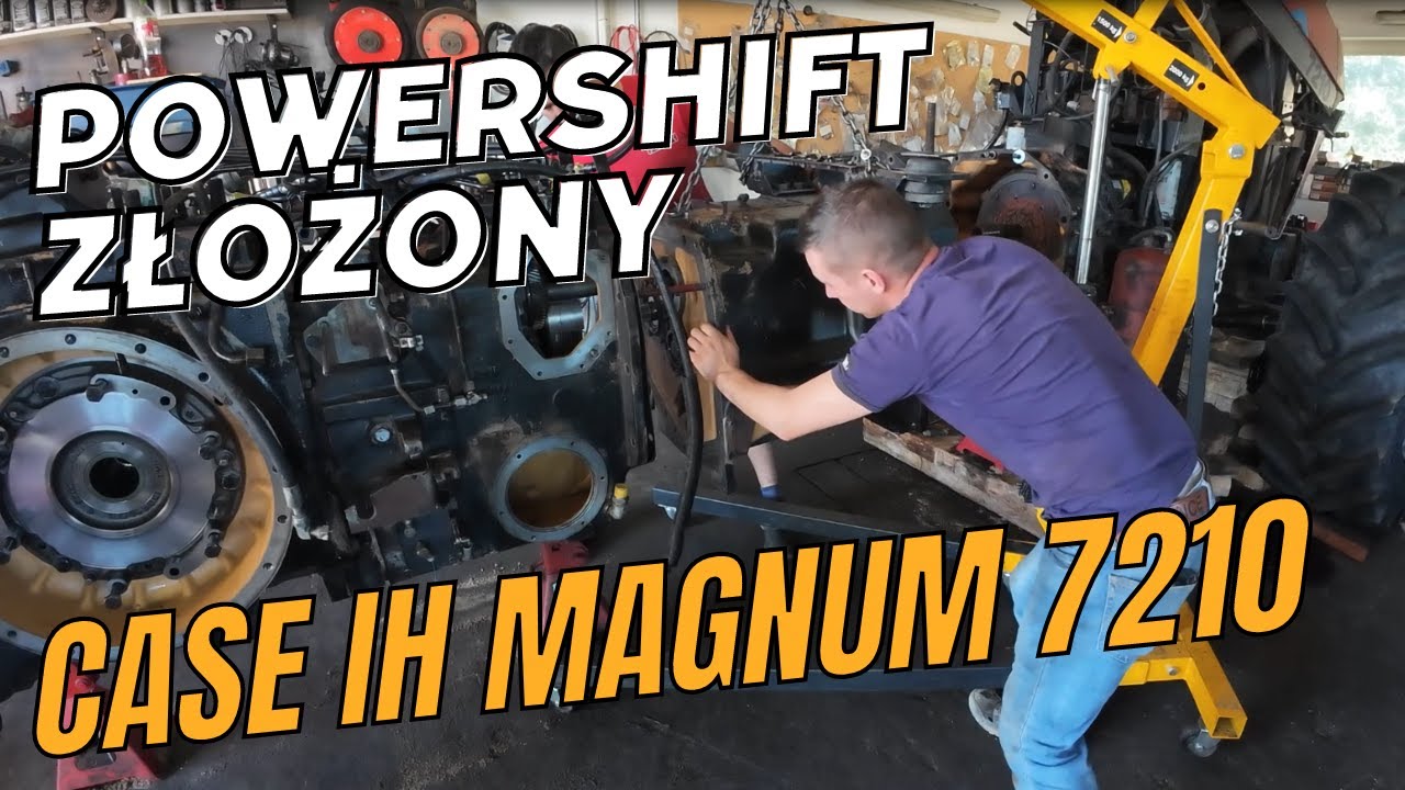 Kolejna skrzynia biegów Powershift złożona. Case IH Magnum 7210 Pro. Czarny już gotowy. - YouTube