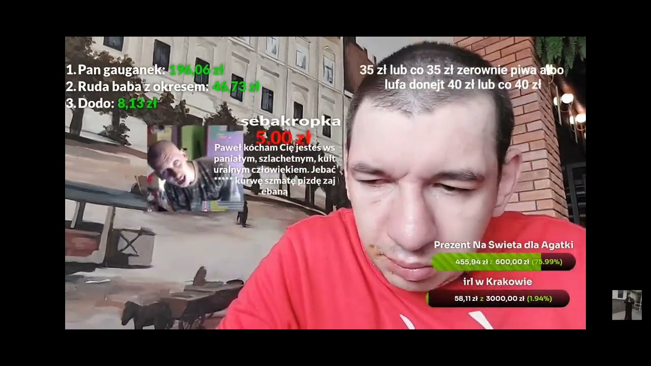 Proboszcz kulfon - rzyga w barze na talerz #bddztv #patostreamy # ...