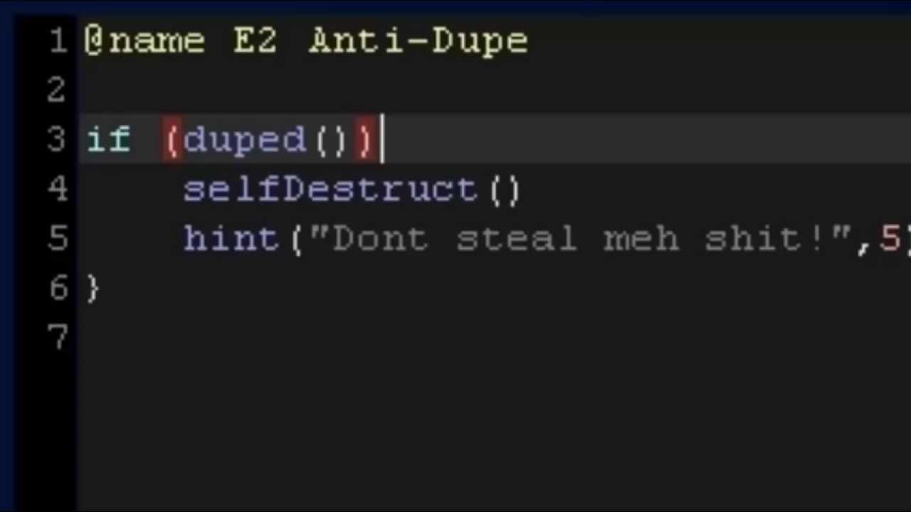 Wiremod E2 - Anti Dupe - YouTube