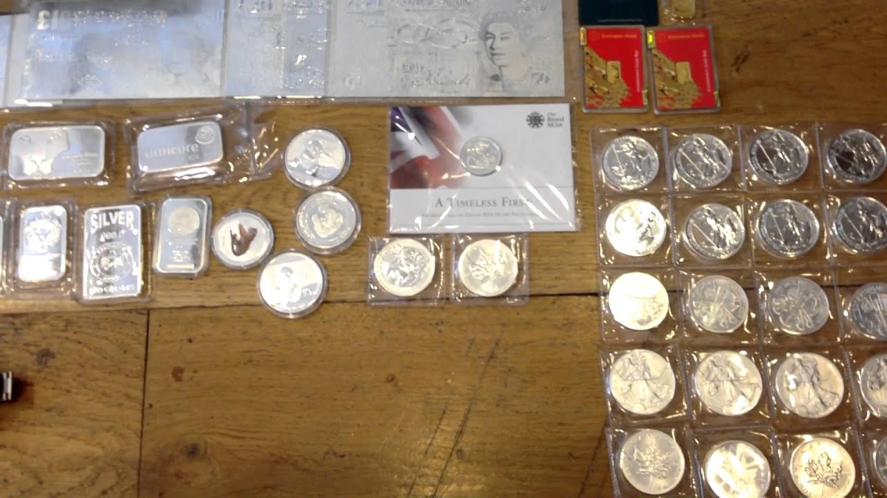 Gold and Silver Bullion Stack - YouTube