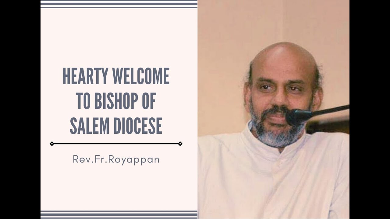New Bishop | CONGRATS REV. FR. RAYAPPAN | WELCOME TO SALEM DIOCESE ...