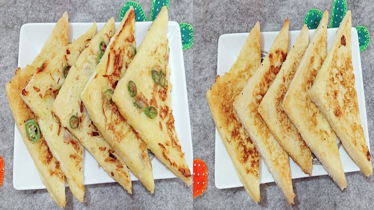 10 minutes || 2 Easy Bread Toast Recipes - YouTube