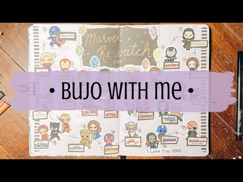 Bullet Journal Tracker | Marvel Movie Tracker for Your Journal 2020 ...