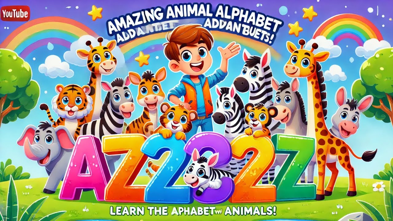 Amazing Animal Alphabet Adventure A to Z - YouTube