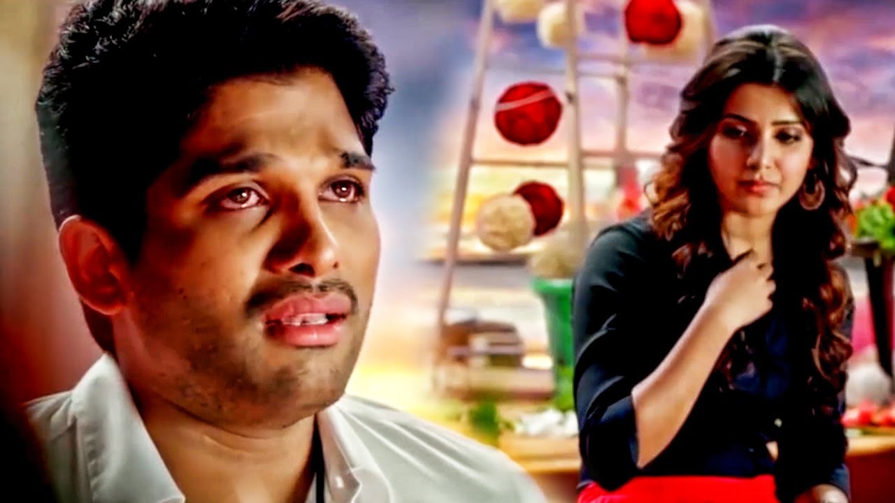 Allu Arjun का बेहद इमोशनल सीन | Son of Satyamurthy फिल्म का सीन | Allu ...