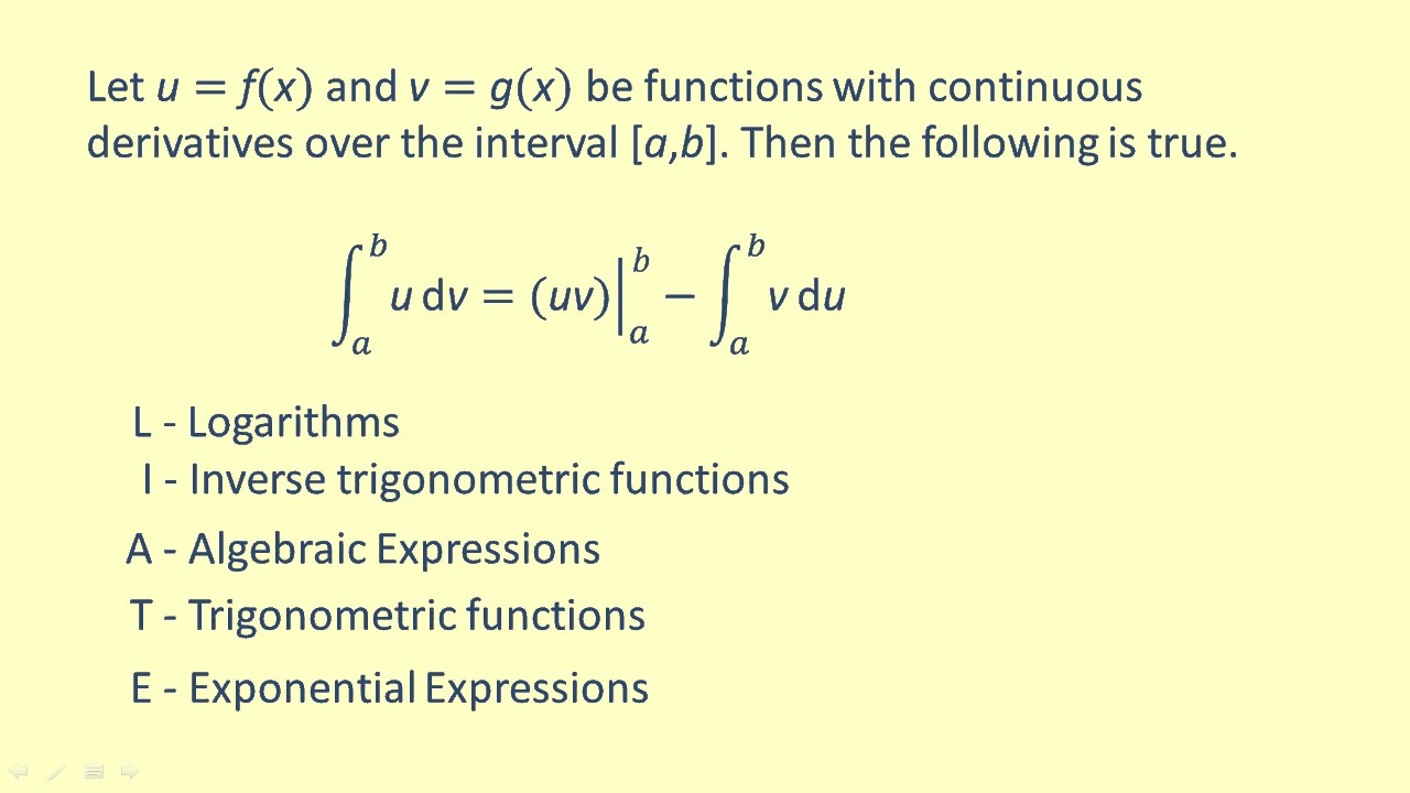 Use integration by parts to find the area of a region - YouTube