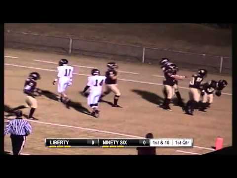 Ninety Six's #34 Brandon Cheatham 23 yd TD - YouTube
