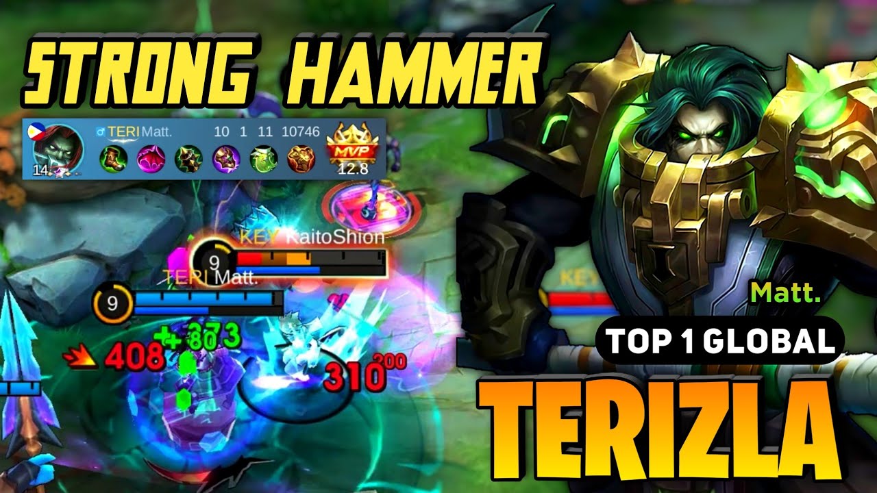 EXP LANE! Terizla Best Build 2024 [ Terizla Top Global Gameplay ...