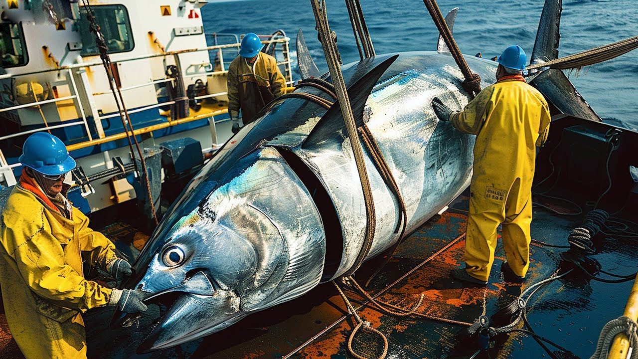 How Australian fishermen catch yellowfin tuna fastest catching hundreds ...