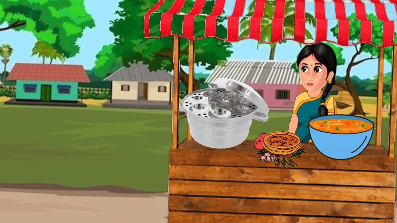 मेहनती इडली वाली का किस्मत ।। Hindi_moral_stories || Hindi_moral ...