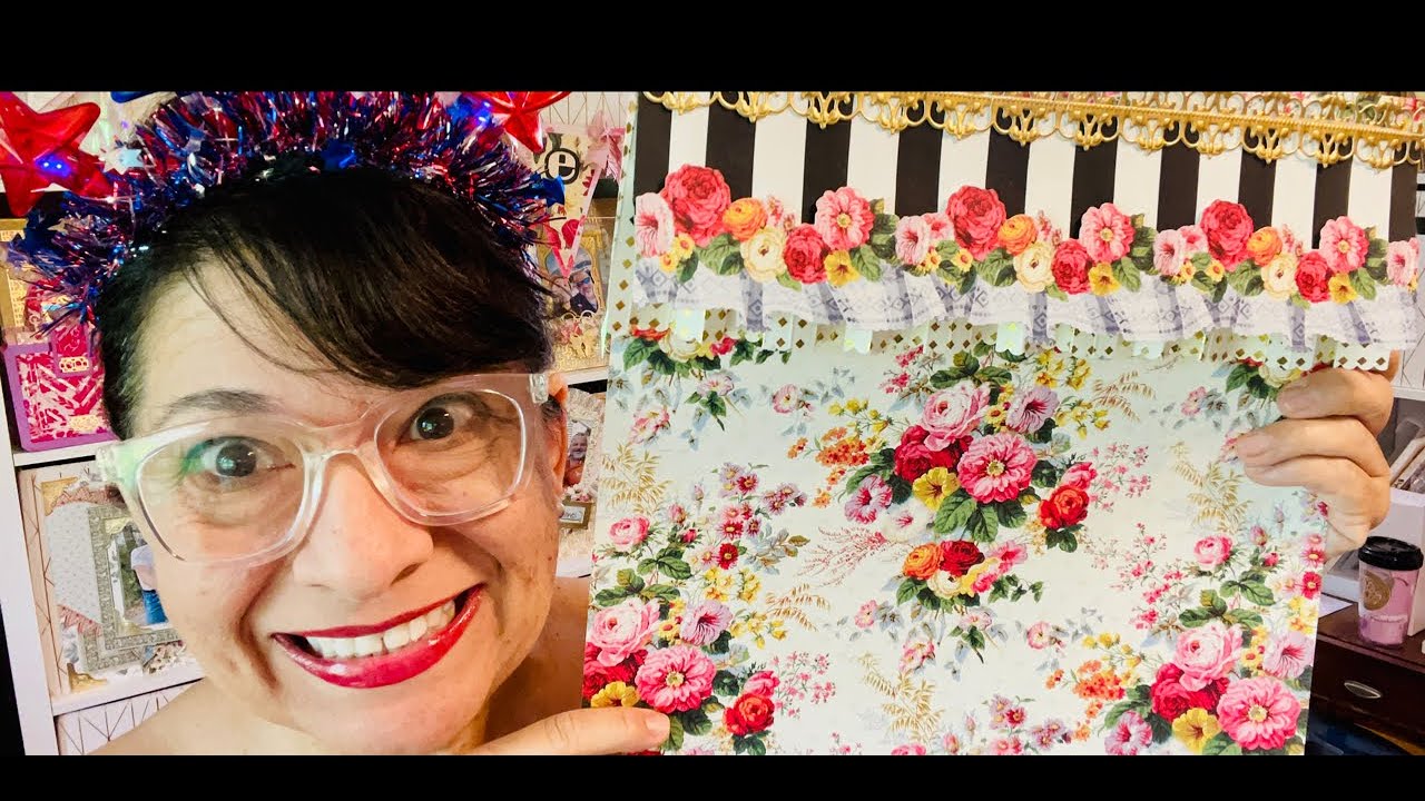 Anna Griffin Annalise Collection LIVE part 1: valance ruffles gut the ...