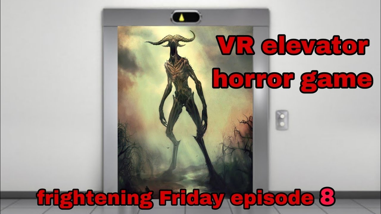 is this VR horror game even scary, elevator horror game in rec room ...