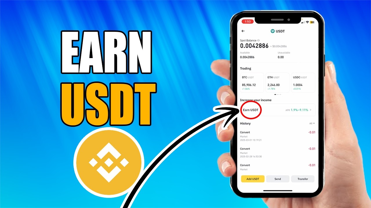 How to Earn USDT in Binance | Get Free USDT | Make Money On Binance ...