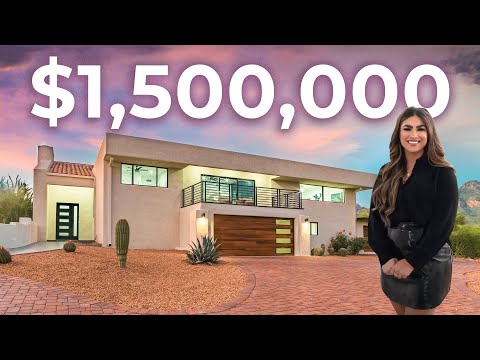 Inside a $1.5 Million Modern LUXURY Home in Tucson! | Tucson AZ Real ...