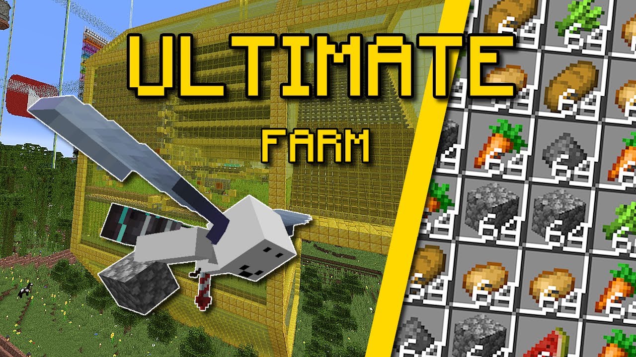 Building Minecraft's Ultimate Farm - YouTube