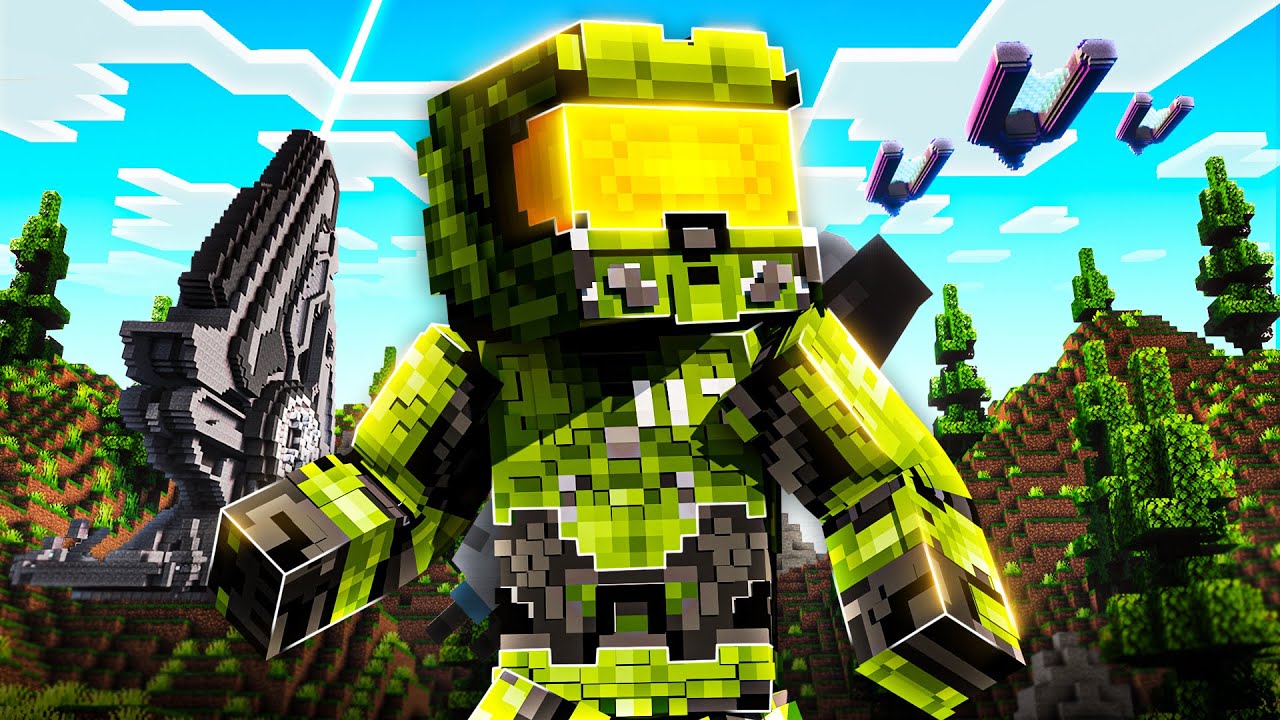 Turning Minecraft Into HALO... - YouTube