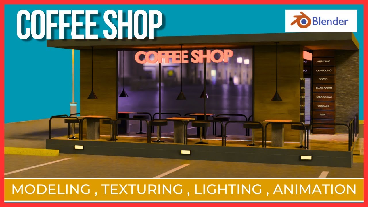 Coffee Shop Tutorial in Blender - YouTube
