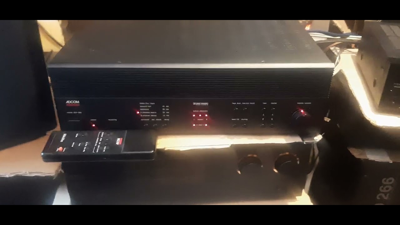 Adcom gsp 560 test2 - YouTube