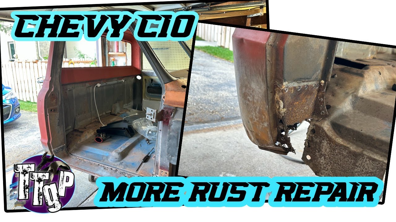 Automotive Rust Repair, Chevy C10 Lower pillars - YouTube