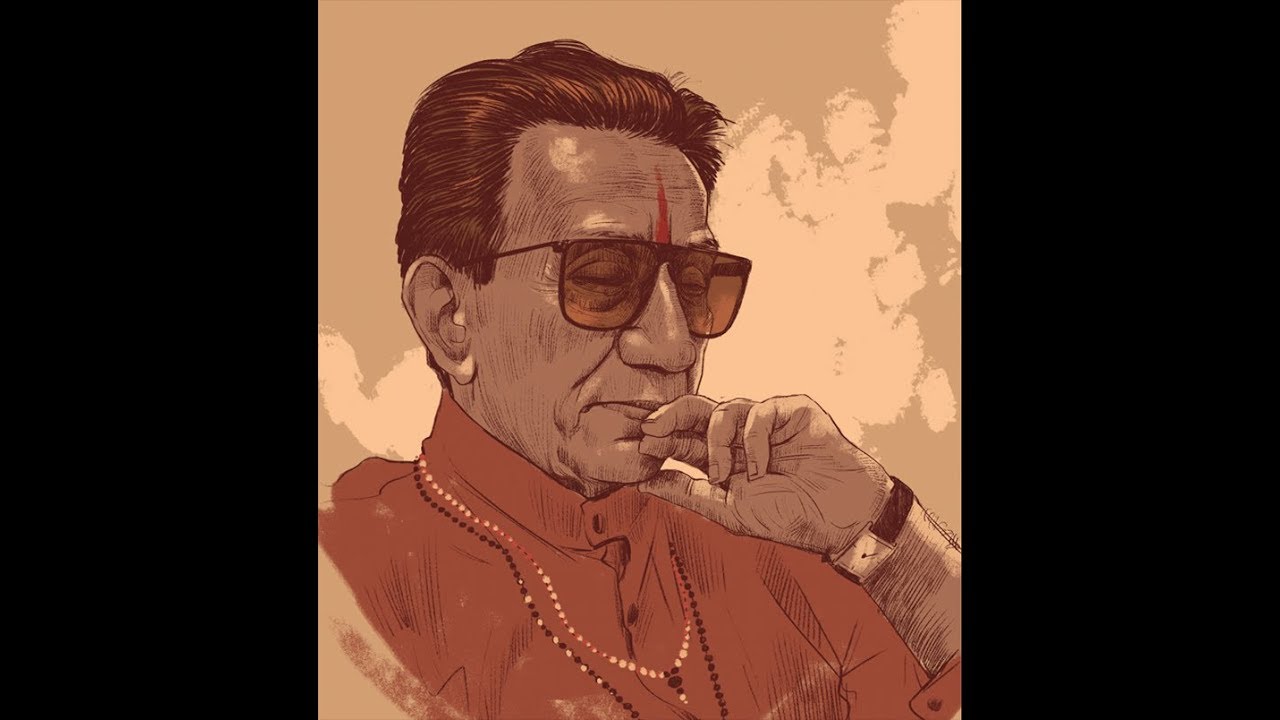 Balasaheb Thackeray sketch work in progress video done by Uday Mohite ...