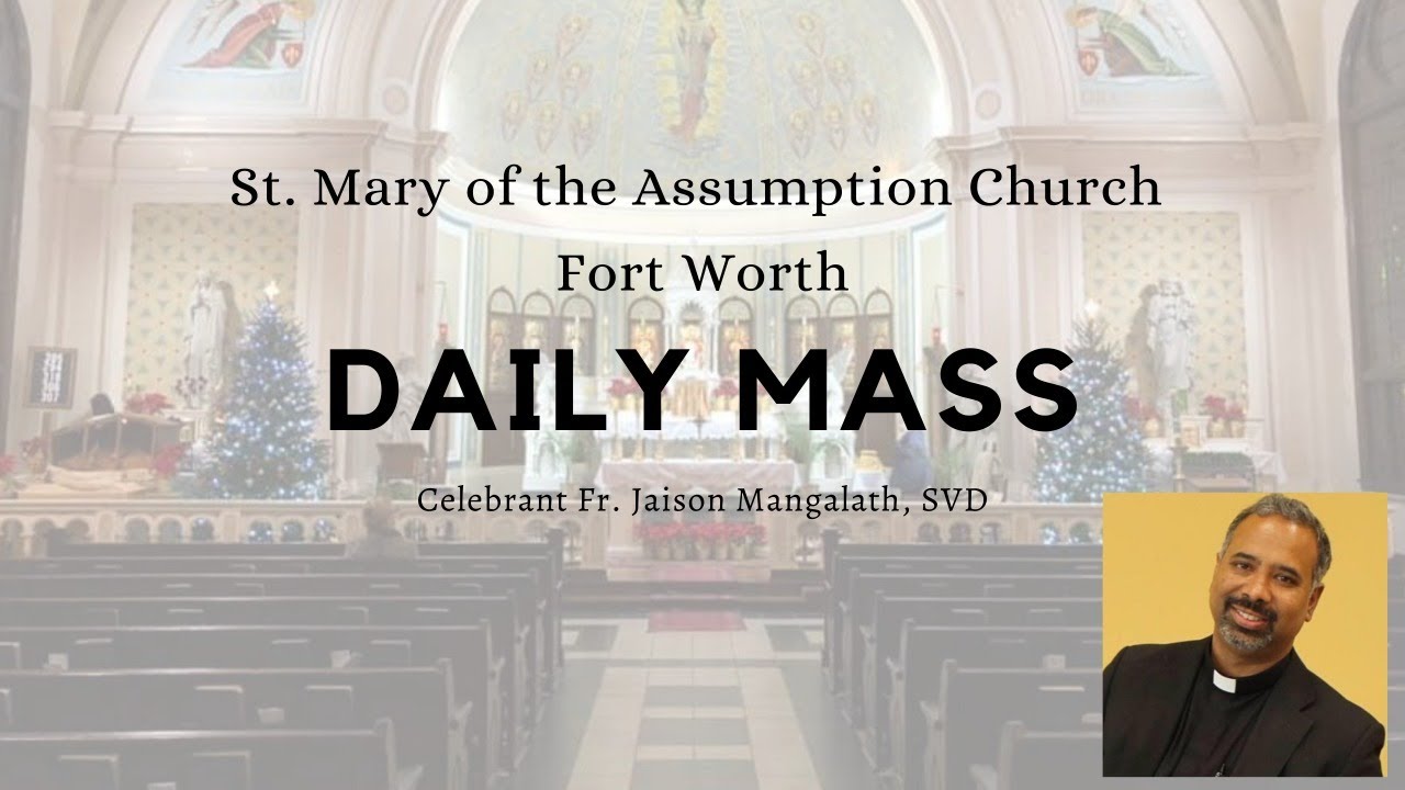 12 PM Friday Holy Mass Live | St. Mary of the Assumption Church | Fr ...