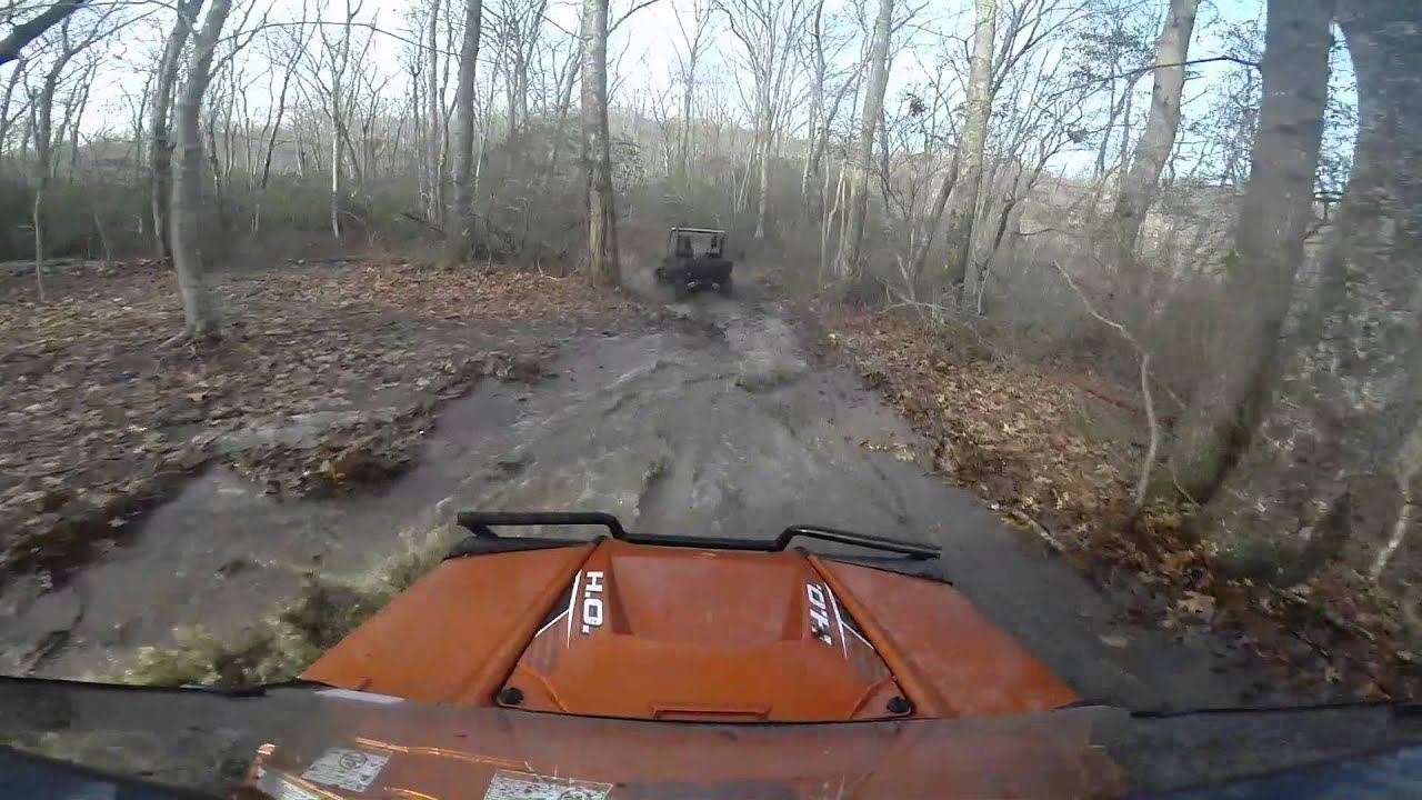 Polaris rzr trail ride and mudding - YouTube