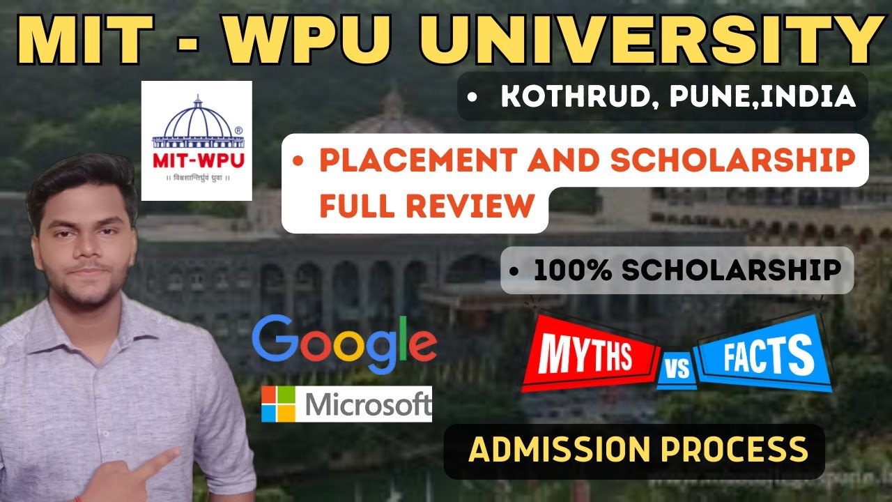 MIT WPU Pune Placement & Scholarship Full Review | Campus Tour ...