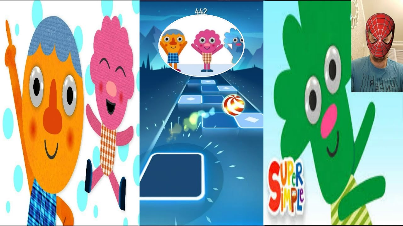 Follow Me Noodle & Pals Super Simple Songs Tiles Hop MK Puzzle - YouTube